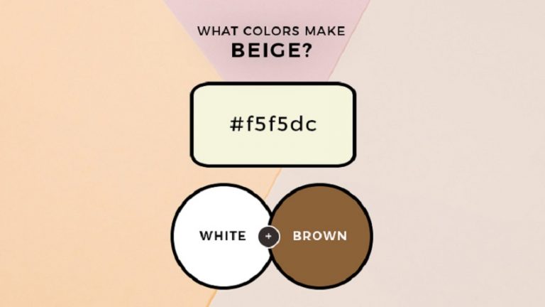 How to make beige? Step by step guideline